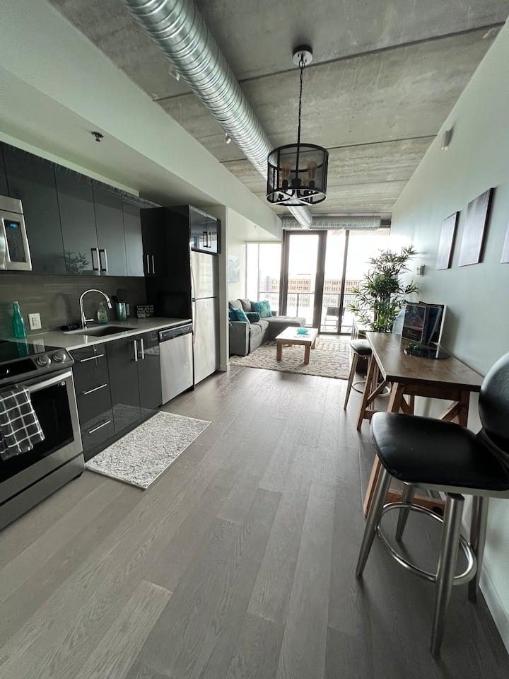 Downtown 2 Bedroom King Bed Across Arena - Winnipeg