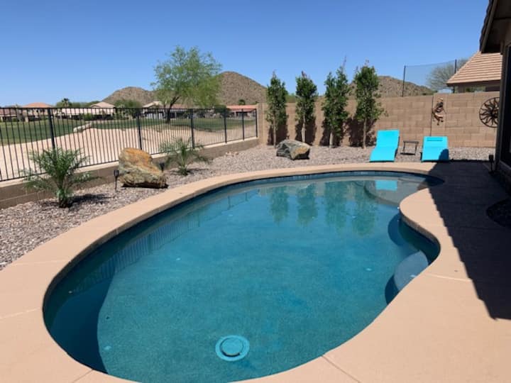 Backyard Oasis On Golf Course - Queen Creek, AZ