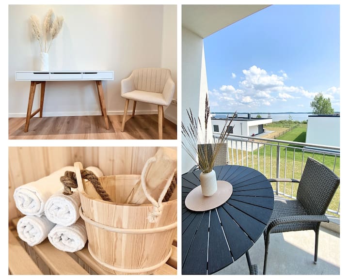 Seeliebe Apartment Mit Sauna, 76qm, Pkw, Seeblick - Schwerin