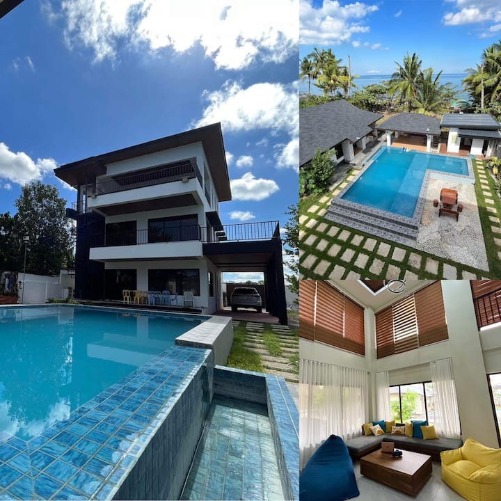 3 Storey Beachfront Villa With Pool - Nasugbu