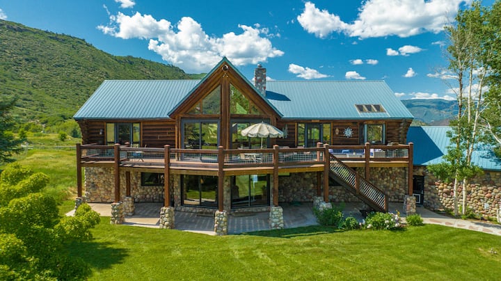 Family Friendly Log Home*5 Acres*mt Sopris Views - Glenwood Springs, CO