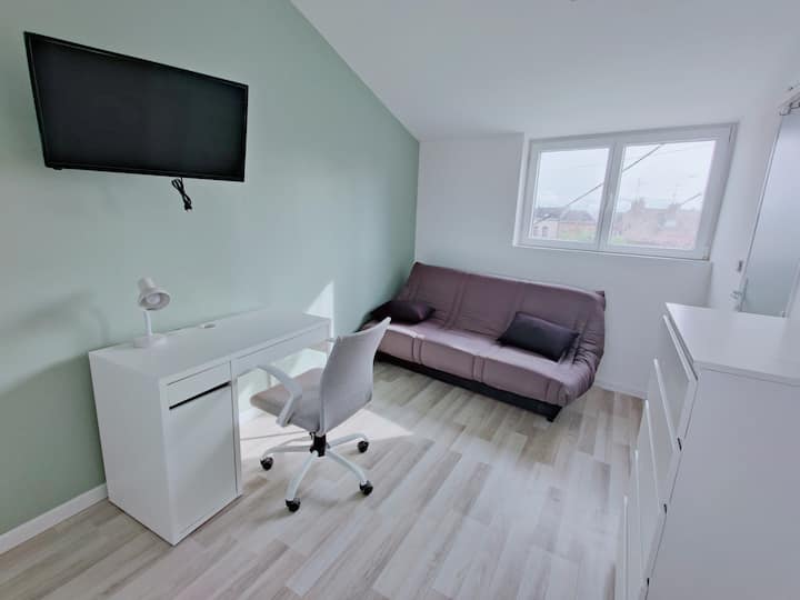 Chambre Lumineuse Avec Sa Sdb - Amiens
