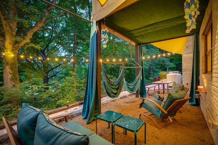 Downtown Retreat•firepit •Private Trail•kgqn - Johnson City, TN