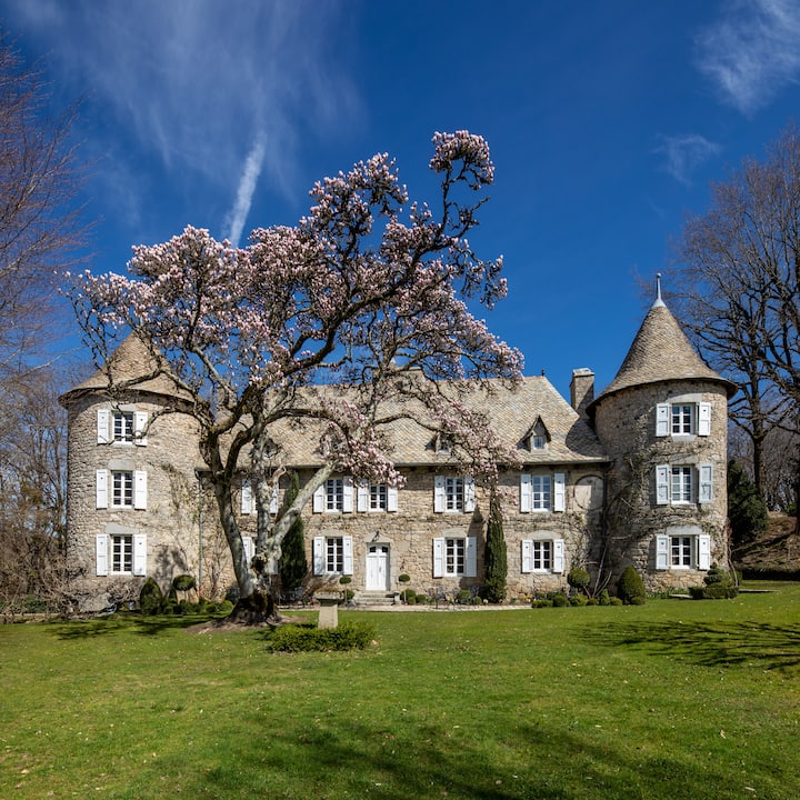 Tradition Und Moderne Im Château De Cols - Cantal