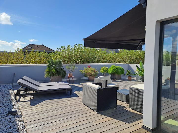 Chambre Double Salle De Bain Privée Et Terrasse - Bordeaux