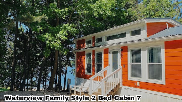 Waterview Family Style 2 Bed Cabin #7 (Orange) - Lake Wylie, SC