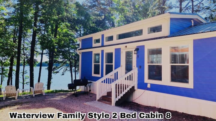 Waterview Family Style 2 Bed Cabin #8 (Purple) - Lake Wylie, SC