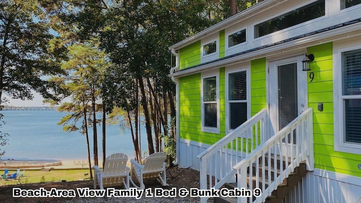 Beachareaview Family Style 1 Bed & 1 Bunk#9(green) - Lake Wylie, SC
