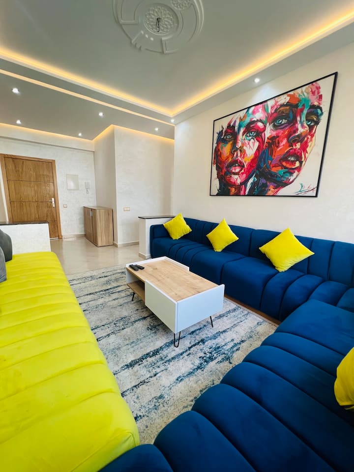 Modern Apartment View On Sea - Tanger