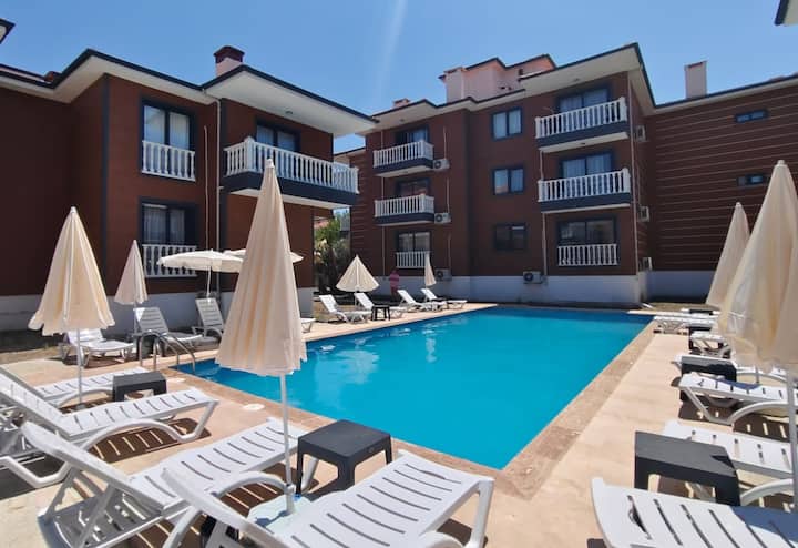 Palmiye C7 Havuzlu Eşyalı - Dalaman