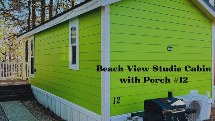 Beach View Studio Cabin With Porch #12(green) - Lake Wylie, SC