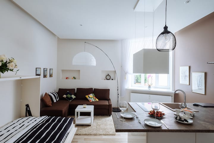 New Stylish Studio In The Center. - Riga