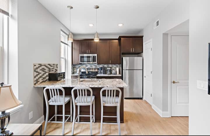 Modern 2bd/2ba + Sofa Bed Close To Nyc - Weehawken, NJ