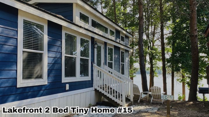 Lakefront 2 Bed Tiny Home #15 (Navy Blue) - Lake Wylie, SC