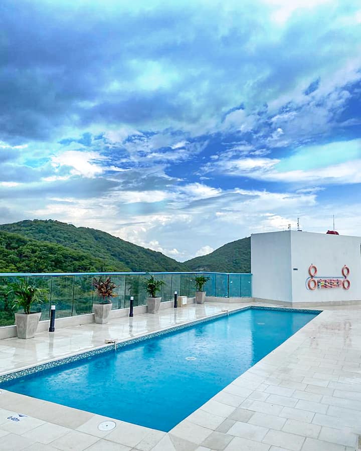 Apartamento  Premium A Pocos Pasos De La Playa - Santa Marta, Colombia