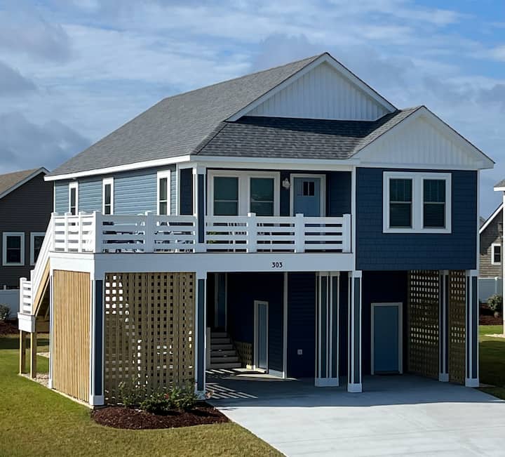 Blue Skies-new 2023-2br/2ba Upstairs Soundside! - Kill Devil Hills, NC