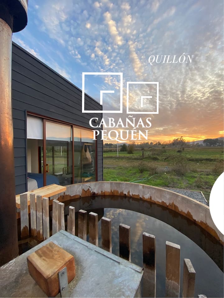 Cabañas  Pequén Con Tinaja - Quillón