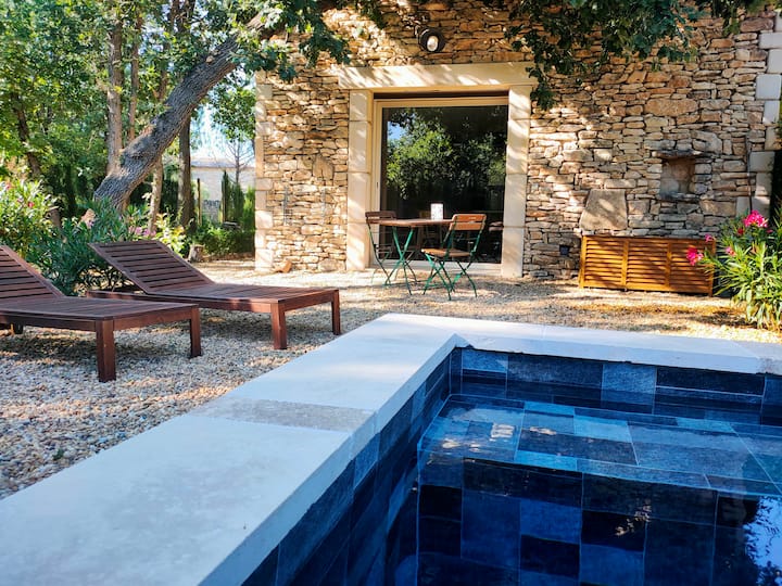 Studio Et Piscine Gordes (Luberon)-climatisation - Gordes, Francia