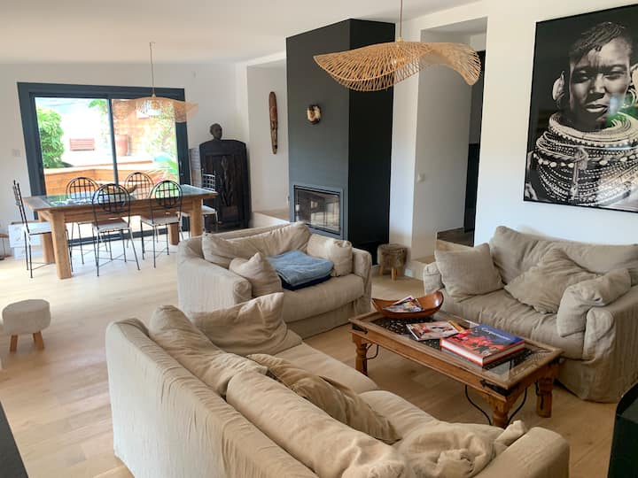 Maison Exotique Climatisée à 2 Pas De La Mer - Le Pradet