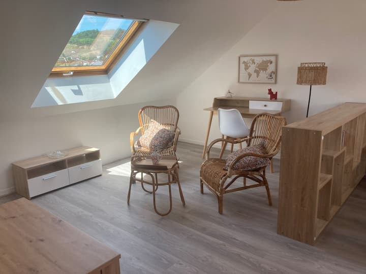 Joli Studio Cocooning Mansardé à Brive -Clim/wi-fi - Brive-la-Gaillarde