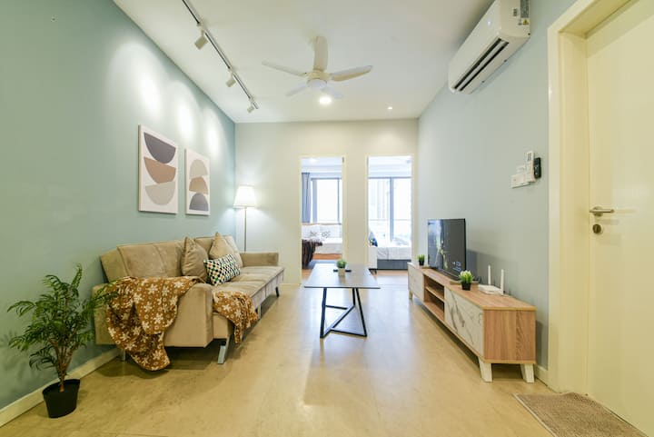 Cosy 2br 3min To Pavilion | Fast Wi-fi & Netflix - Kepong