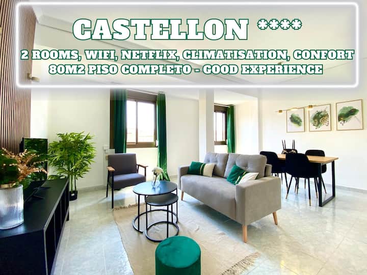 Appartement Castellon Confort, Wifi, Netflix, Clim - Castellón de la Plana