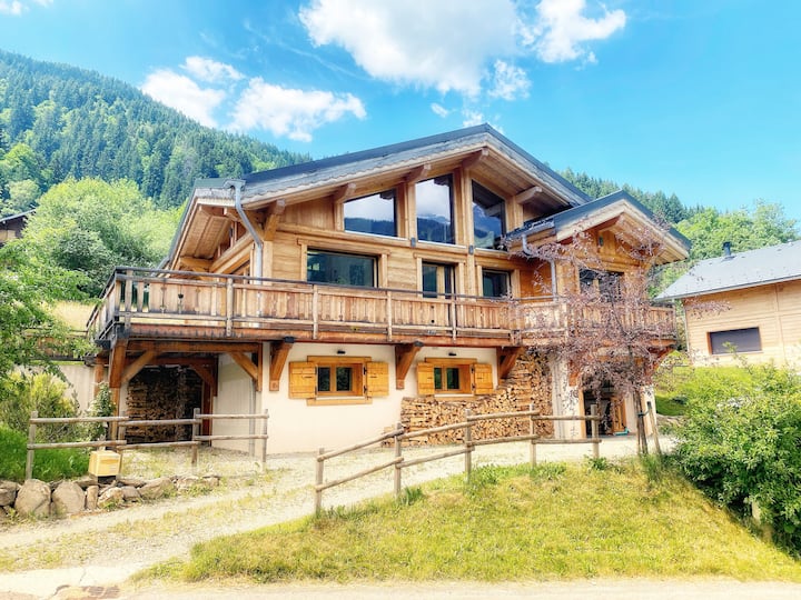 Modern Chalet W/ Outdoor Jacuzzi, Mountain View - Les Contamines-Montjoie
