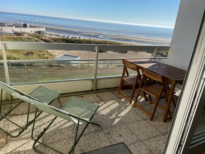 Studio Rénové Face Mer – Terrasse & Plage à Pied - Hardelot-Plage