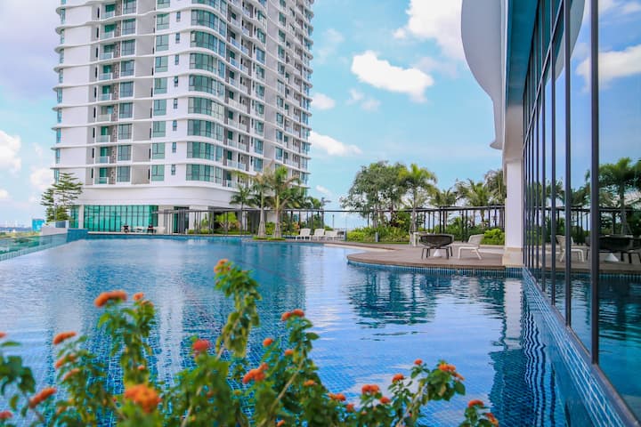 Macrolink Medini•2br 4pax Wifi Sky Garden/legoland - Gelang Patah