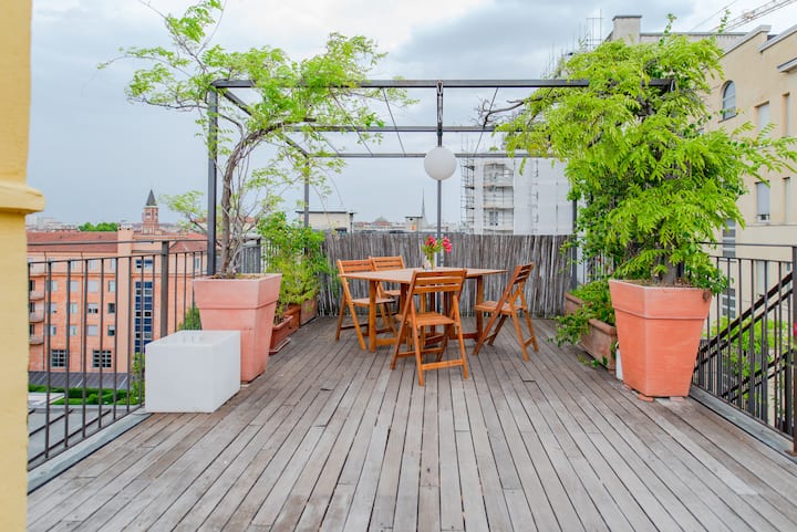 [Ac, Terrazza, Parking]: La Terrazza Sui Tetti. - Turin