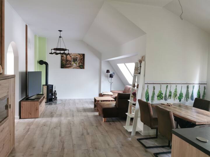 Rustikale Dachgeschosswohnung - Heidesee