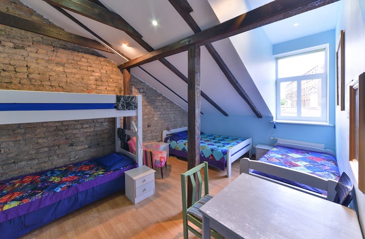 Quadruple Room With Shared Bathroom - Riga