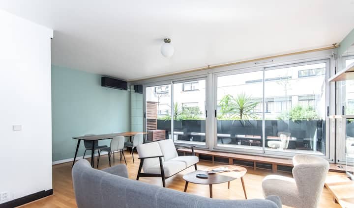 Duplex De Charme Terrasse Paris 14e (Limite 6e) - Paris