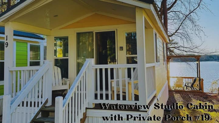 Waterview Studio Cabin W/private Porch #19(yellow) - Lake Wylie, Fort Mill