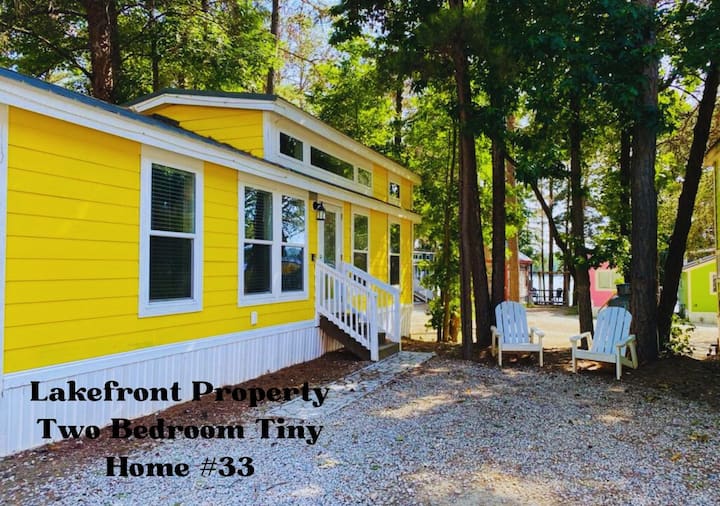 Lakefront 2 Bedroom Tiny Home #33 (Yellow) - Lake Wylie, SC