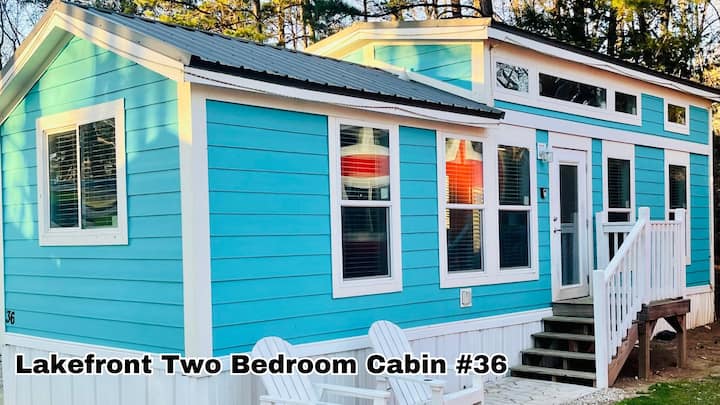 Lakefront Two Bedroom Cabin #36 Cyan - Lake Wylie, SC
