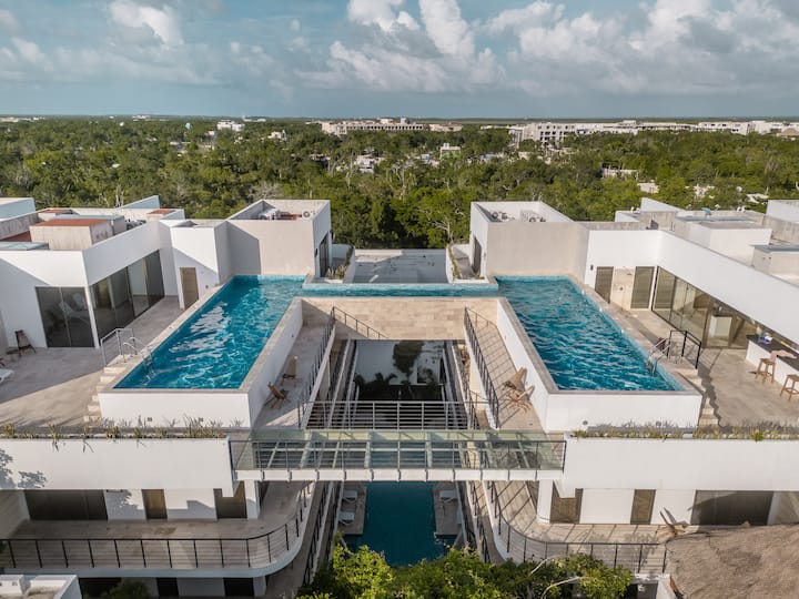 Superb Chic Heaven @ Aldea Zama 2 Bdr - Paradise Beach