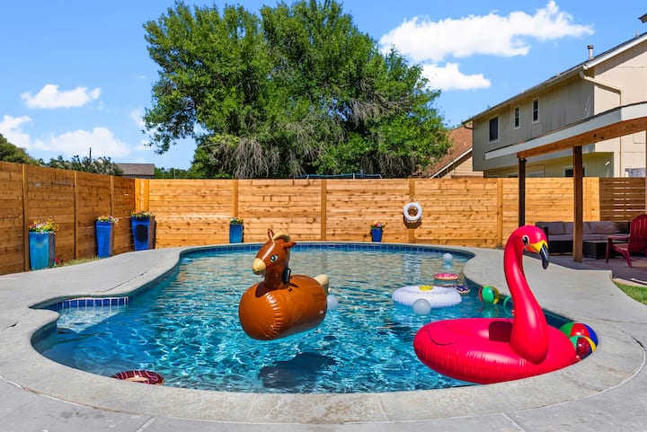 Austincabaret 5br - Pool+jacuzzi+pooltable+arcades - Austin, TX