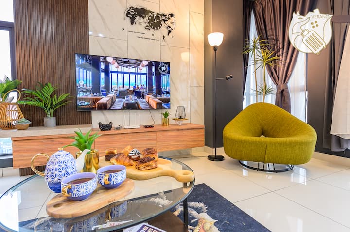2br 6pax-city View, Pool,  Free Parking @Arte Kl - Petaling Jaya
