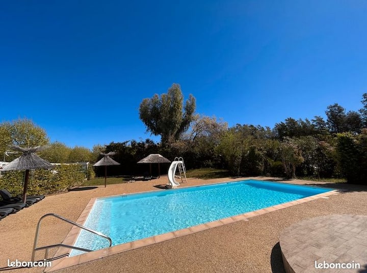 Mobil-home Cosy Avec Piscine - Carqueiranne