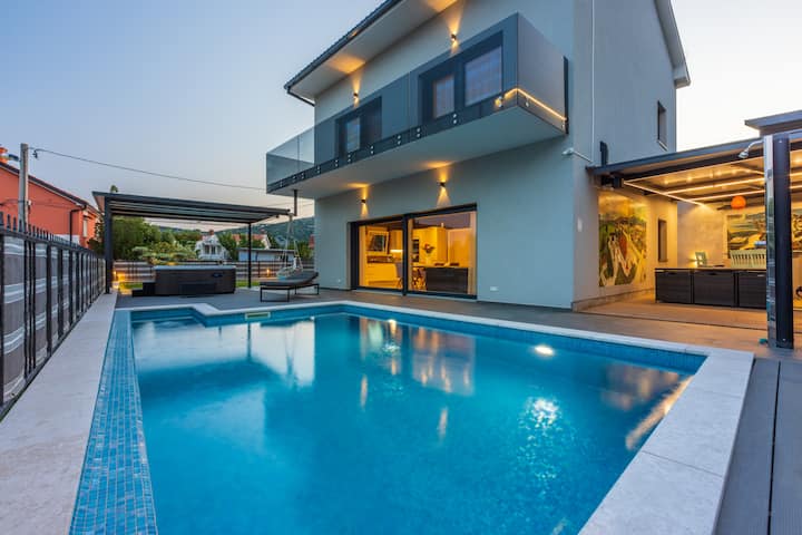 Villa Saric In Bribir Bei Crikvenica - Klenovica