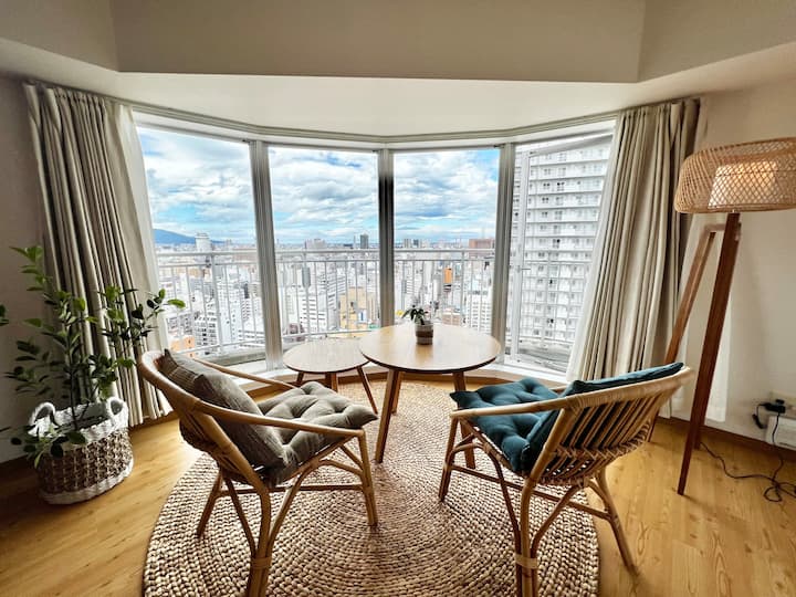 2a251《3名まで同一料金》タワマン25fシティビュー!札幌中心部!空港から直接アクセス - Sapporo