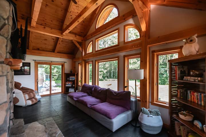 Timber Sky Estate - Elora Log Cabin W/ Hot Tub - Ontario