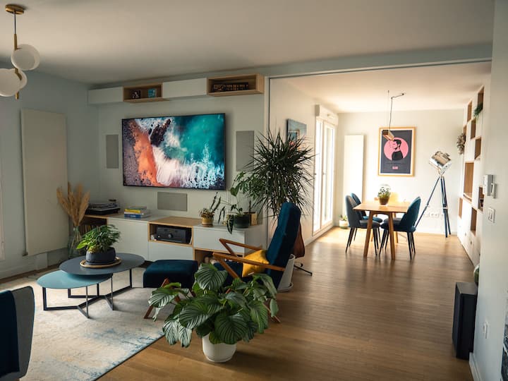 Appart 2 Chambres Terrasse Paris Clichy (4pers) - Clichy