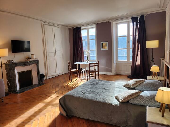 Chambre Lilas Avec Salle De Bain Commune - Alençon
