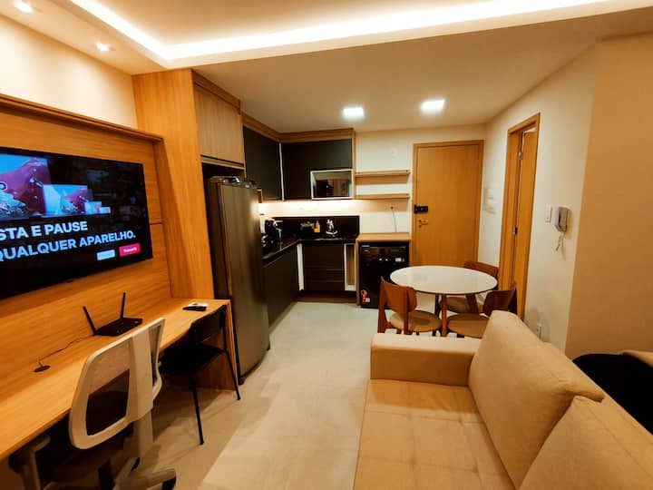 Espetacular Studio No Centro C/ Garagem E Lazer - Juiz de Fora