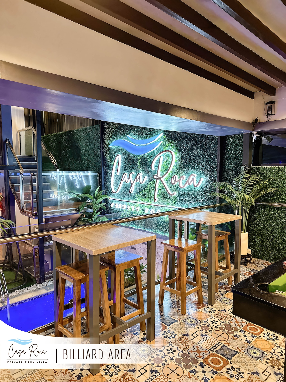 Casa Roca Private Pool Villa - Guesthouses for Rent in Talisay, Central ...