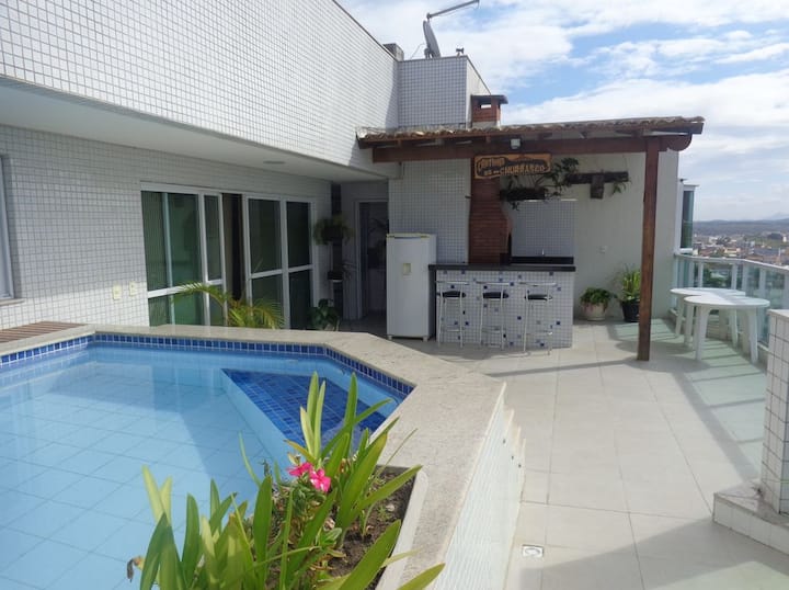 Cobertura Com Piscina E Churrasqueira - Guarapari