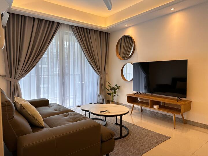 Luxury Modern R&f 2br [All Room W Netflix] Jb City - Johor