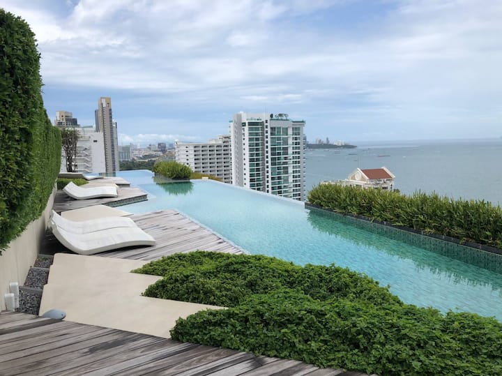 Baan Plai Haad I High Fl Seaview I Monthstay Z - Pattaya City